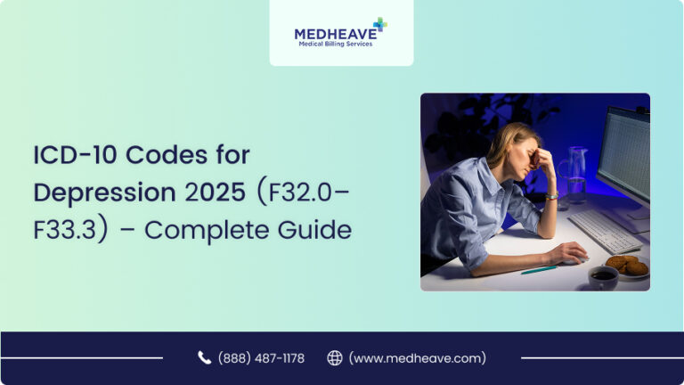 ICD-10 Codes for Depression (F32.0–F33.3) | 2025 Guide